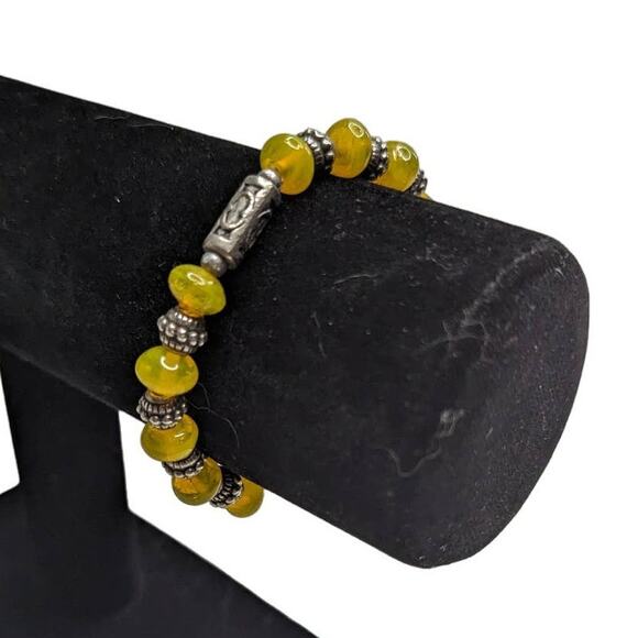 Unbranded | Jewelry | Vintage 99s Single Strand Beaded Necklace Yellow ...